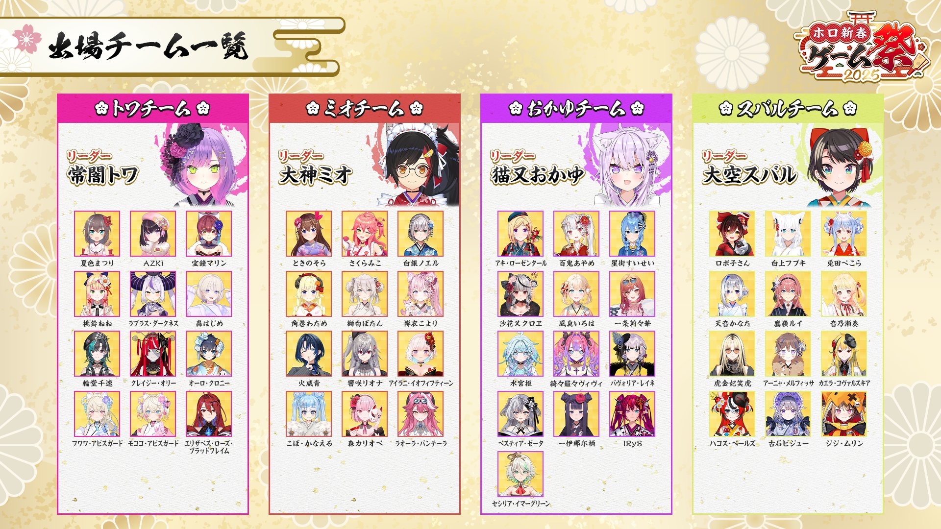 ホロ新春ゲーム祭2025 開催決定！ | ホロライブ通信